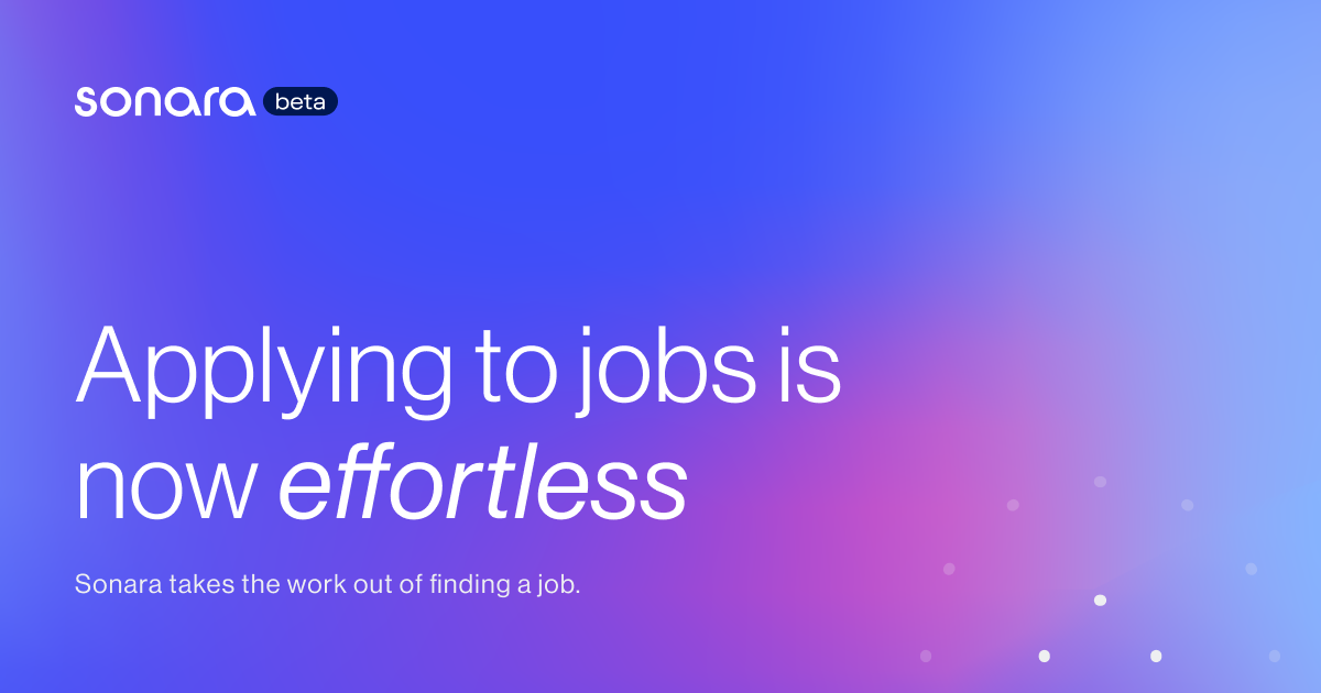 Sonara: Automated Job Search & Applications with AI